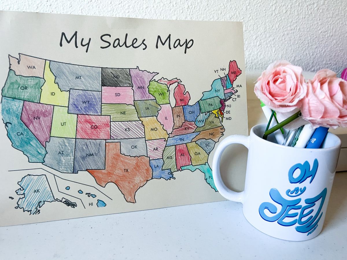 SALES MAP – Oh My Jeez Designs